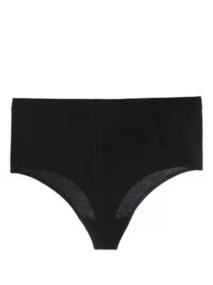 MARINE SERRE Crescent Moon Organic-cotton Briefs - Black