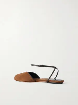 Le Monde Beryl Valetta Suede Slingback Sandals