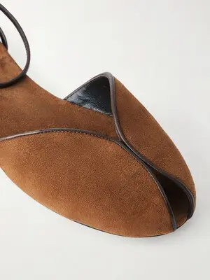Le Monde Beryl Valetta Suede Slingback Sandals