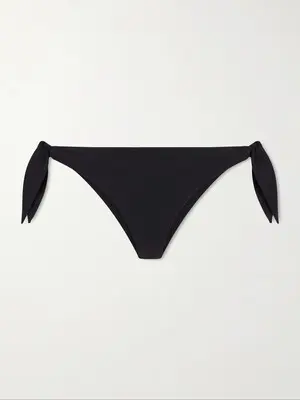 Brunello Cucinelli Self-tie Bikini Bottoms - Black