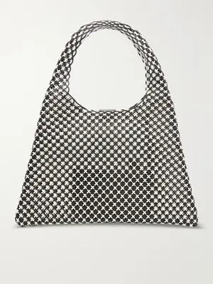 Alaïa Woven Leather Hobo Shoulder Bag