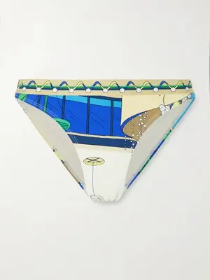 Tory Burch Printed Bikini Briefs - Multi