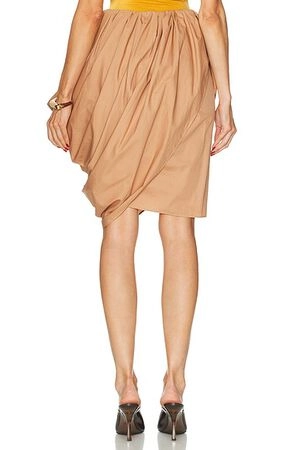 Chloé Above The Knee Drapped Skirt - Reef Shell