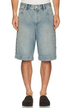 Rag & Bone Baggy Denim Shorts - Beacon