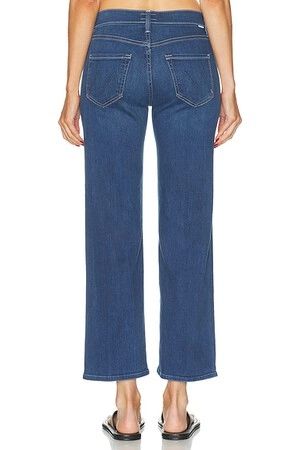 MOTHER The Mid Rise Rambler Zip Flood Jeans - Pinkies Up