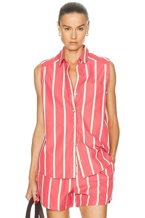 Donni. The Pop Sleeveless Striped Top