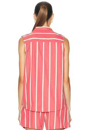 Donni. The Pop Sleeveless Striped Top