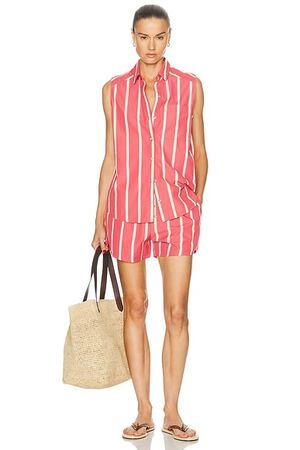 Donni. The Pop Sleeveless Striped Top