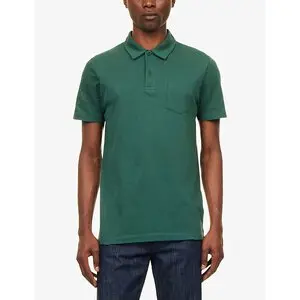 Sunspel Riviera Short-sleeve Cotton Polo Shirt - Forest26