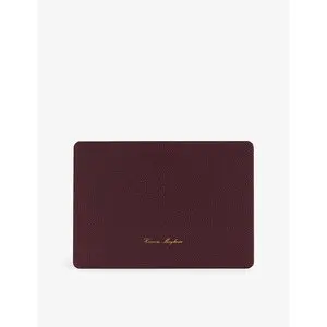 HEAVEN MAYHEM Air 15 Pebbled Vegan-leather Laptop Case - Plum