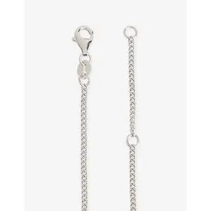 SERGE DENIMES Rhodium-plated Sterling And Cubic Zirconia Pendant Necklace - Silver
