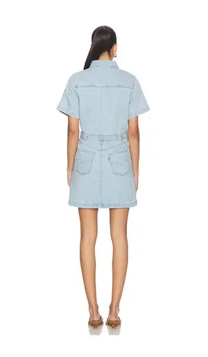 LEVI'S Short Sleeve Logan Western Dress In . Also