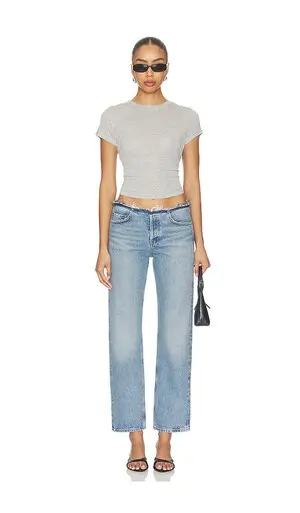 AGOLDE Adine Shrunken Tee
