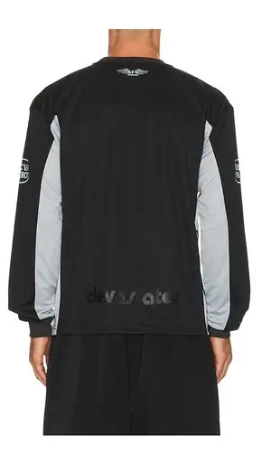 DEVA STATES Long Sleeve Graphic Mesh Jersey
