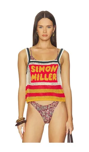 SIMONMILLER Dibby Crochet Top - Multi