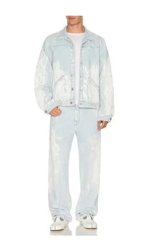 MAISON MARGIELA Denim Sportsjacket - Blue