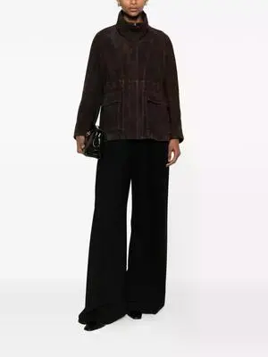 Nour Hammour Quai Suede Jacket - Brown