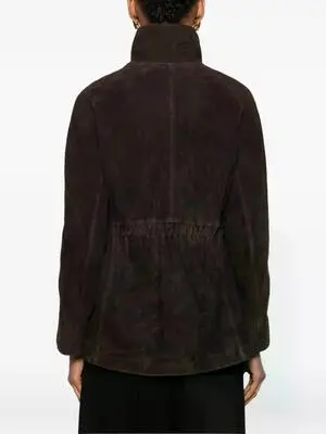 Nour Hammour Quai Suede Jacket - Brown