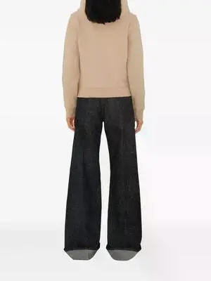 Burberry Check-label Cotton Hoodie