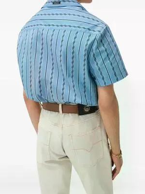 Versace Jacquard Cotton-silk Regular Shirt