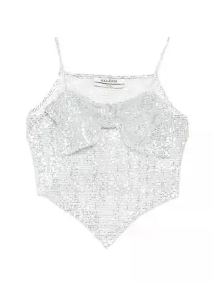 KIMHEKIM Monroe Sequin Embellished Top - Grey