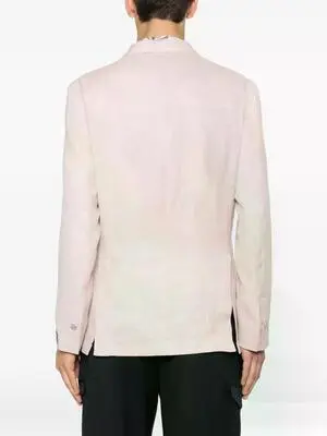 BARBA NAPOLI Easy Double-breasted Peak-lapel Blazer