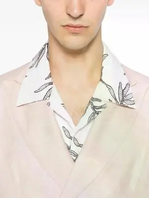 BARBA NAPOLI Easy Double-breasted Peak-lapel Blazer