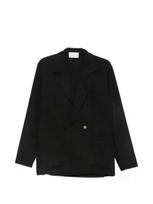 MARSEM Double-breasted Notched-lapel Blazer