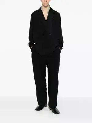 MARSEM Double-breasted Notched-lapel Blazer