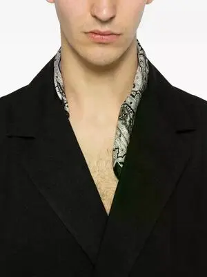 MARSEM Double-breasted Notched-lapel Blazer