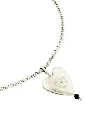 POISONED HEARTS Tone Heart Pendant Necklace