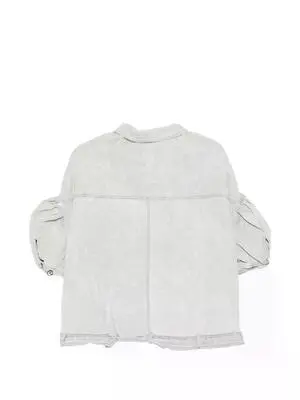 RUNDHOLZ Acid-wash Puff-sleeve Jacket