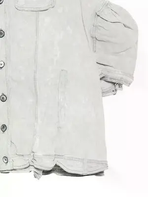 RUNDHOLZ Acid-wash Puff-sleeve Jacket