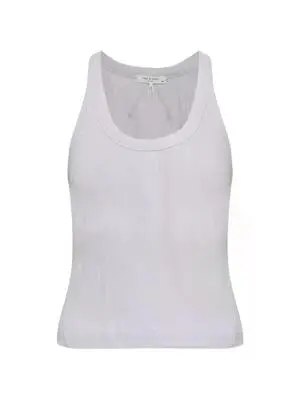Rag & Bone Ribbed Racerback Tank Top Grey