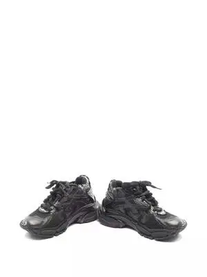Balenciaga Runner Panelled Sneakers - Black
