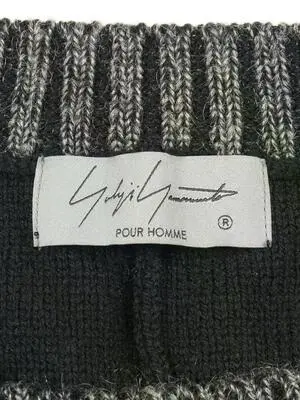 Yohji Yamamoto Checkered Knit Cardigan