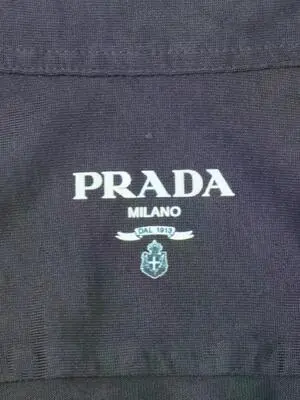 Prada Triangle Logo Long-sleeve Shirt
