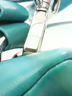 Prada 2010s Triangle Leather Two-way Handbag