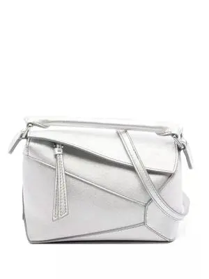 Loewe Mini Puzzle Handbag - Silver