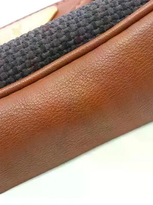 Saint Laurent Woven Two-tone Shoulder Bag