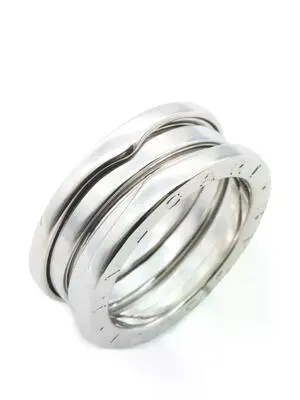 BVLGARI B.zero1 Three-band Ring In White Gold - Silver