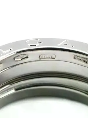 BVLGARI B.zero1 Three-band Ring In White Gold - Silver