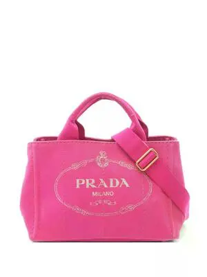 Prada 2000s Canapa Tote Bag