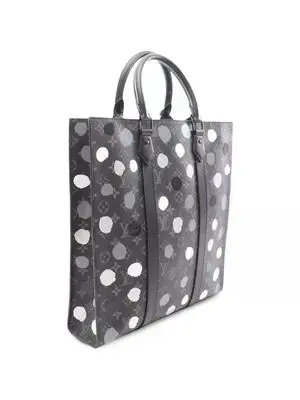LOUIS VUITTON Yayoi Kusama Sac Plat Monogram Eclipse 2-way Handbag