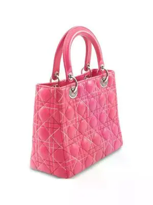 Dior Christian Dior Lady Dior Tote Bag Pink