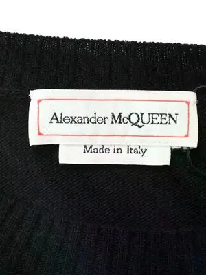 Alexander McQueen Lace Trimmed Sweater