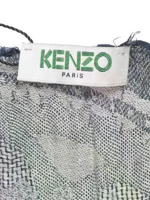 Kenzo Monogram Raw-hem Scarf