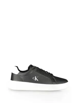 Calvin Klein Chunky Cupsole Logo-print Sneakers - Black