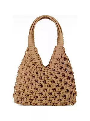 HIBOURAMA Vannifique Woven Tote Bag - Neutrals