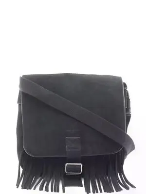Saint Laurent Suede Fringe Shoulder Bag